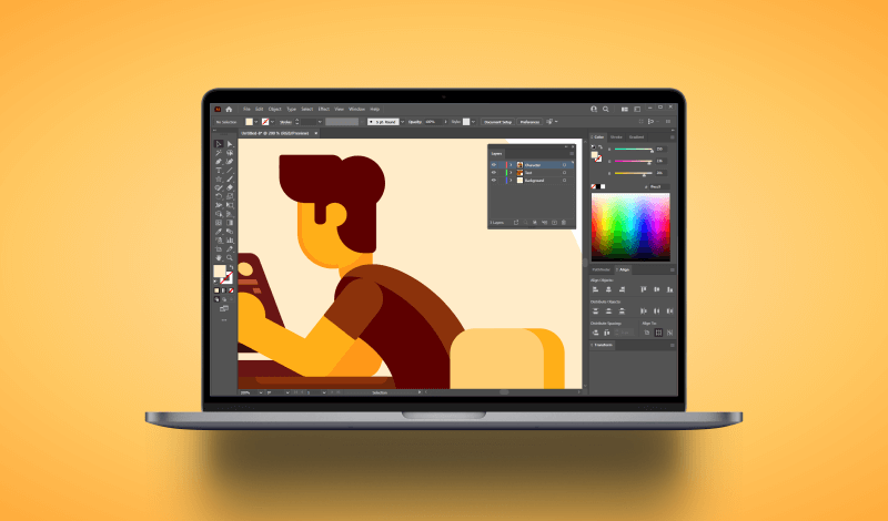 How To Flatten An Image In Illustrator And Combine Multiple Layers