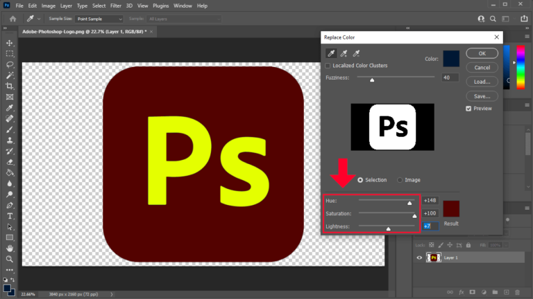 How To Change A Logo Color In Photoshop CC 2021 how-to-change-a-logo-color-in-photoshop-cc-2021