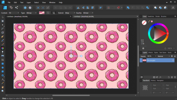 Make A Repeat Pattern In Affinity Designer Using A Single Object ...