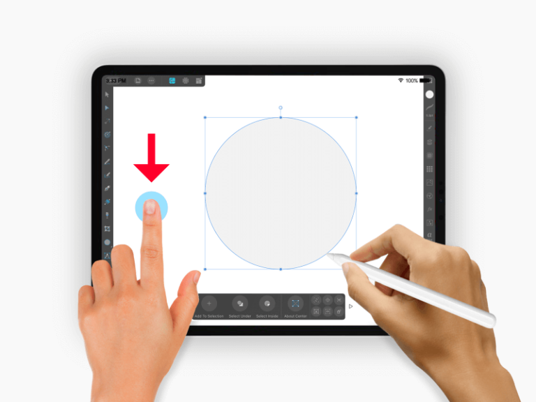 Create A Perfect Circle With Affinity Designer For The IPad