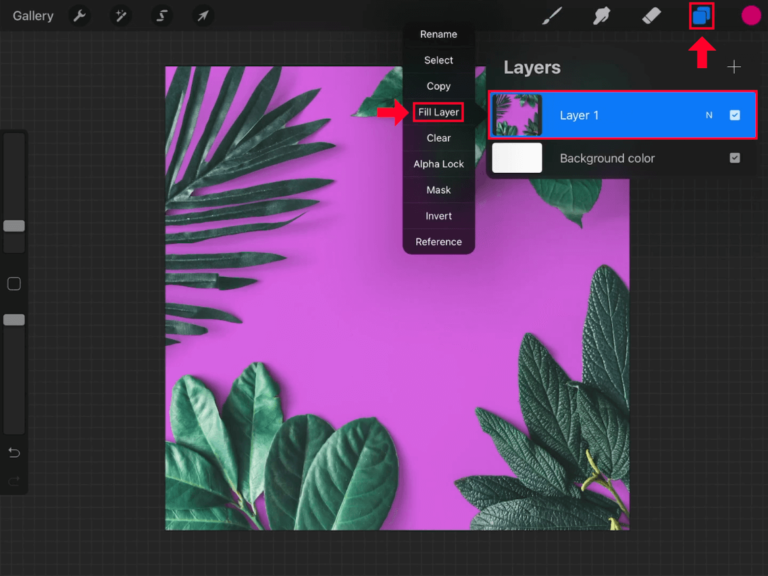  How To Color Fill In Procreate Bucket Tool Workaround Logos By Nick