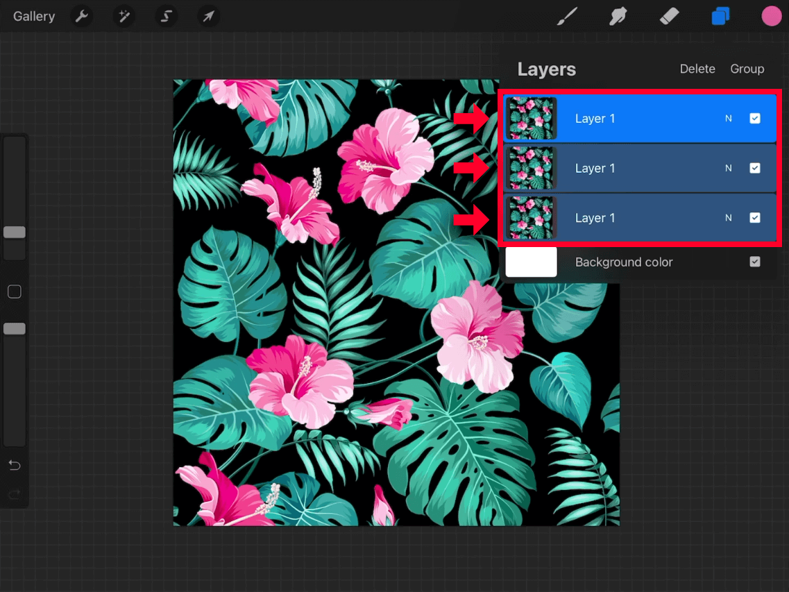 How To Select Multiple Layers In Procreate IPad Tutorial