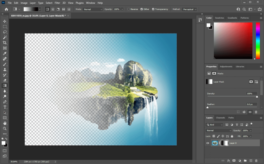 How To Make A Transparent Gradient In Photoshop