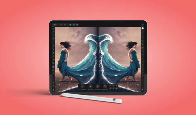 How To Mirror Draw In Affinity Designer For iPad – Logos By Nick