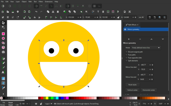 How To Mirror In Inkscape | Drawing With Symmetry – Logos By Nick