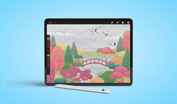 How To Apply A Paper Texture In Procreate – Logos By Nick