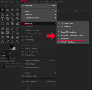 Rotate An Image In GIMP With This Shortcut – Logos By Nick