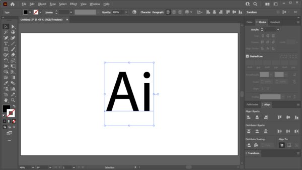 How To Create Outlines In Illustrator | Outline Text And Objects ...