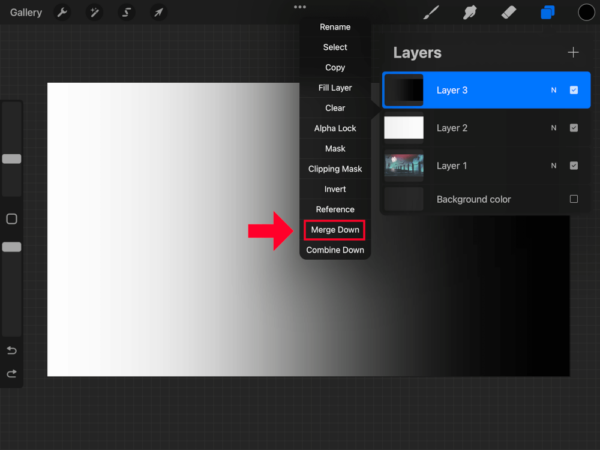 How To Make A Transparent Gradient In Procreate For iPad – Logos By Nick
