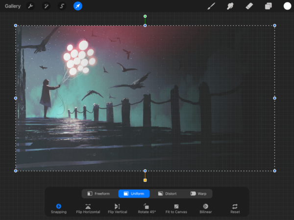 How To Make A Transparent Gradient In Procreate For iPad – Logos By Nick