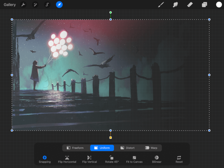 How To Make A Transparent Gradient In Procreate For iPad – Logos By Nick