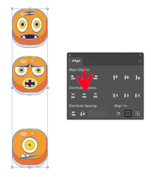 How To Distribute Objects Evenly In Illustrator Logos By Nick