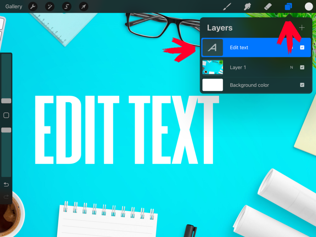 SOLVED How To Edit Text In Procreate