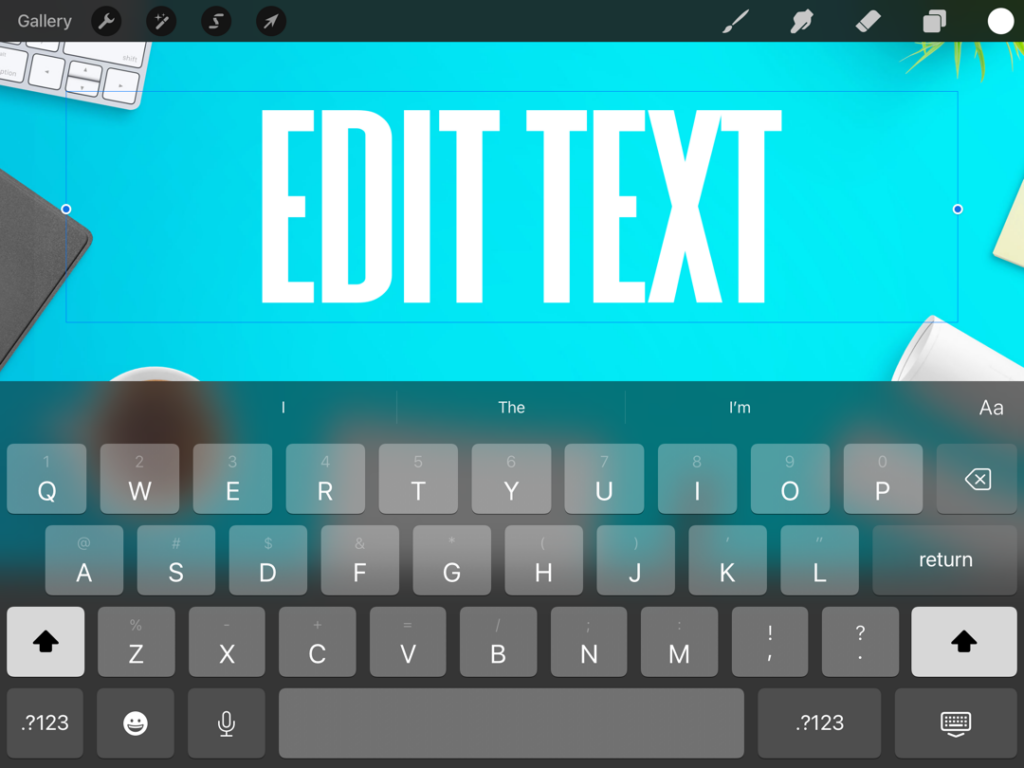SOLVED How To Edit Text In Procreate Logos By Nick