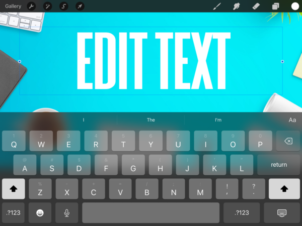 SOLVED: How To Edit Text In Procreate – Logos By Nick