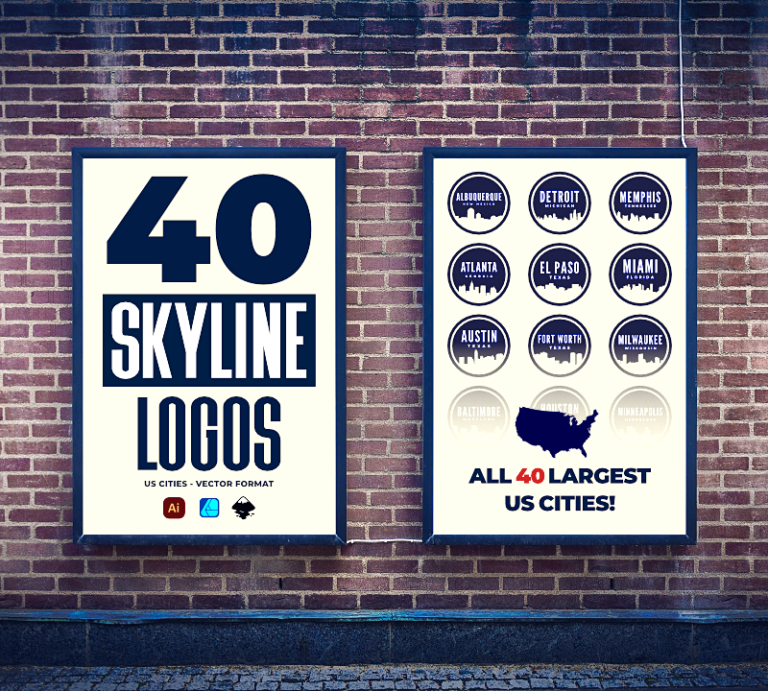 40 Vector Skyline Logos – Logos By Nick