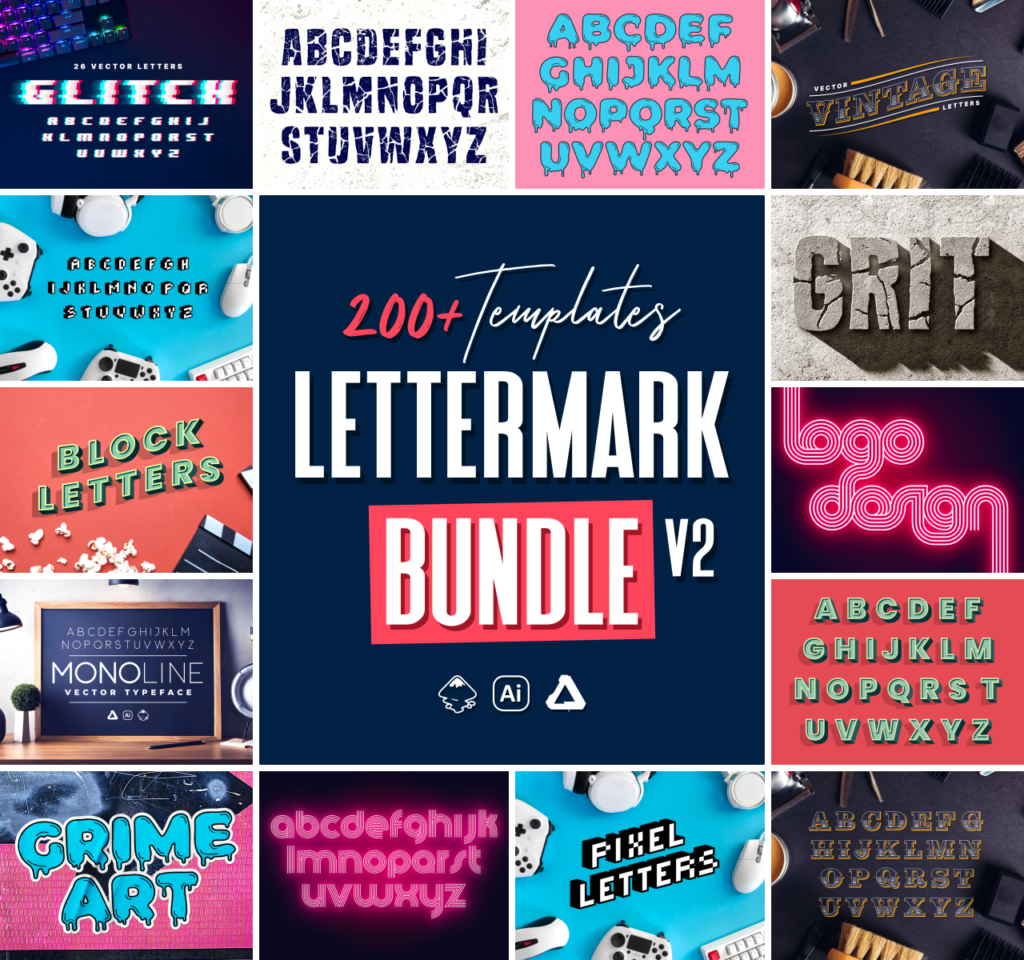 Lettermark Bundle Volume 2 – Logos By Nick