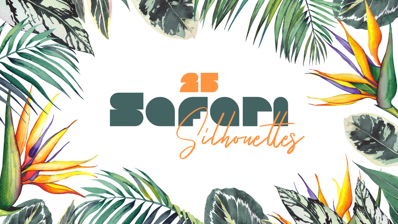 25 Vector Safari Animal Silhouettes | Free Download – Logos By Nick