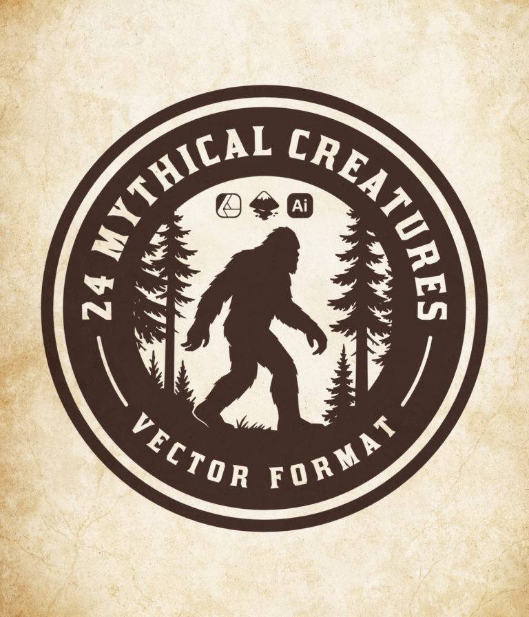 24 Mythical Creature Silhouettes in Vector Format – Logos By Nick