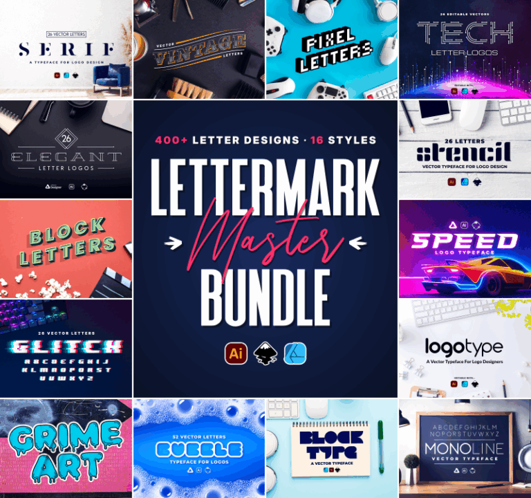 Lettermark Master Bundle – Logos By Nick